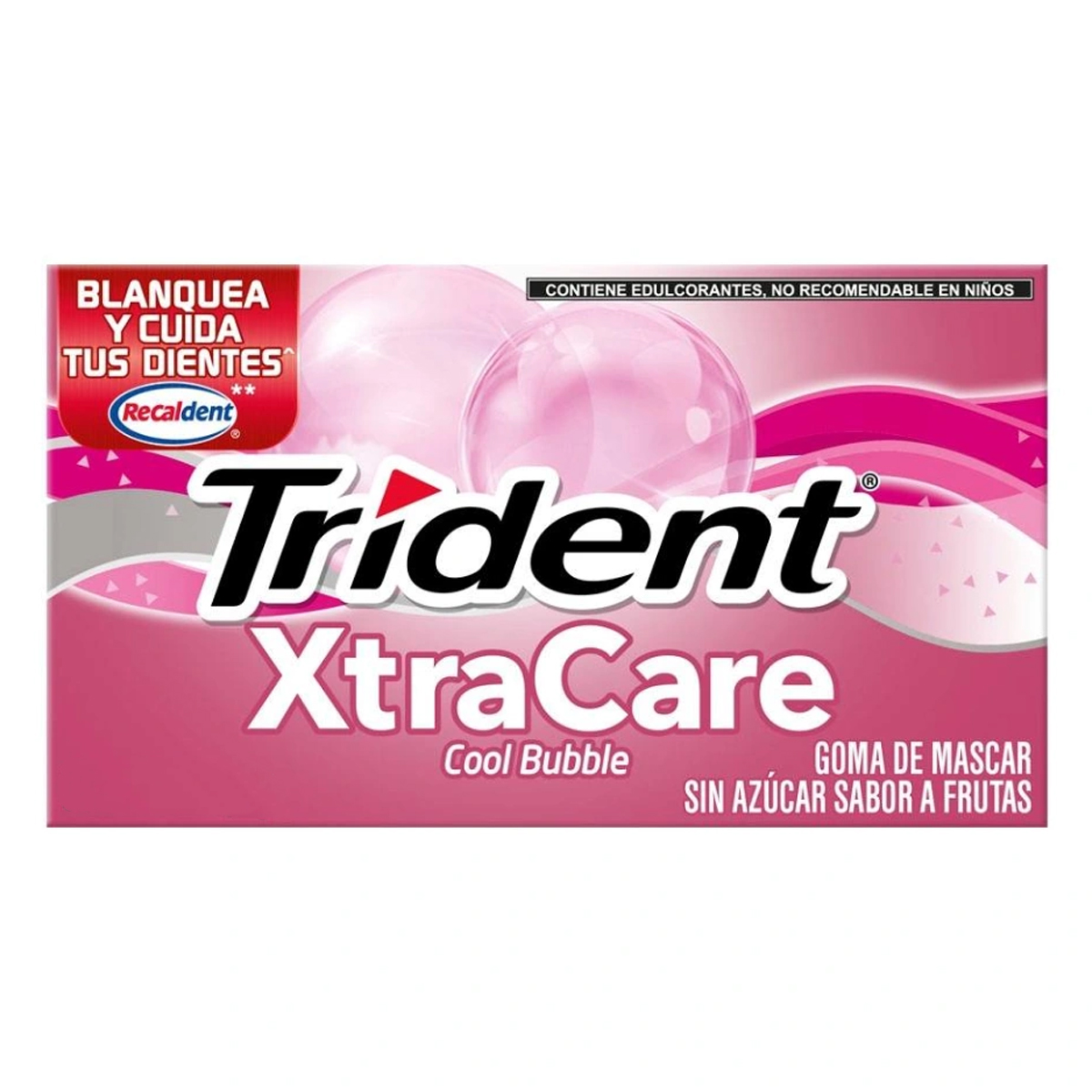 Básicos en Alimentos|EXH CHICLE TRIDENT XC COOL BUBBLE 13.6 GRS