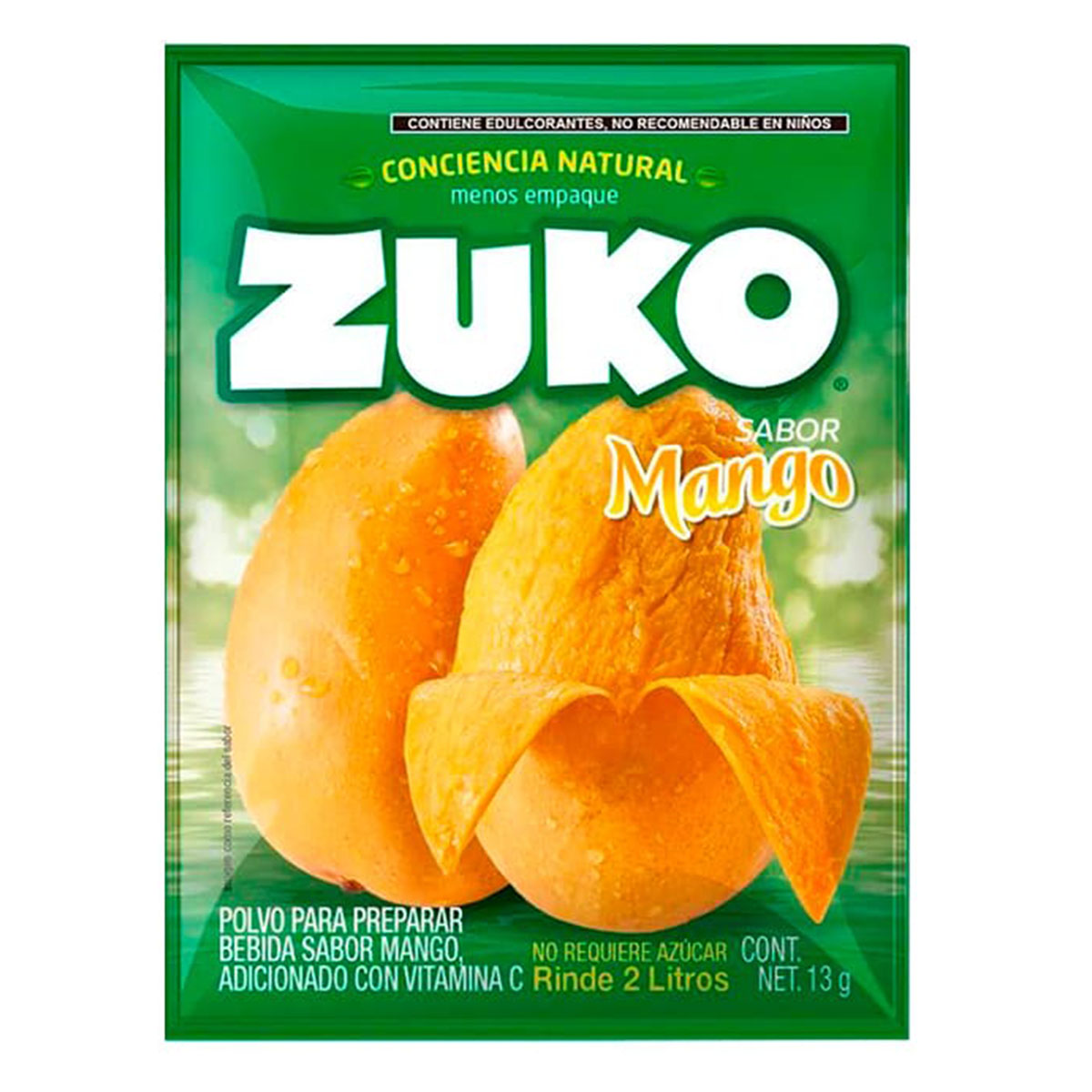 Básicos en Alimentos|EXH BEB ZUKO MANGO 13 GRS