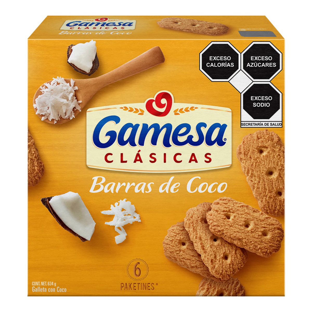 Básicos en Alimentos|GALL GAMESA BARRA COCO 634 GRS