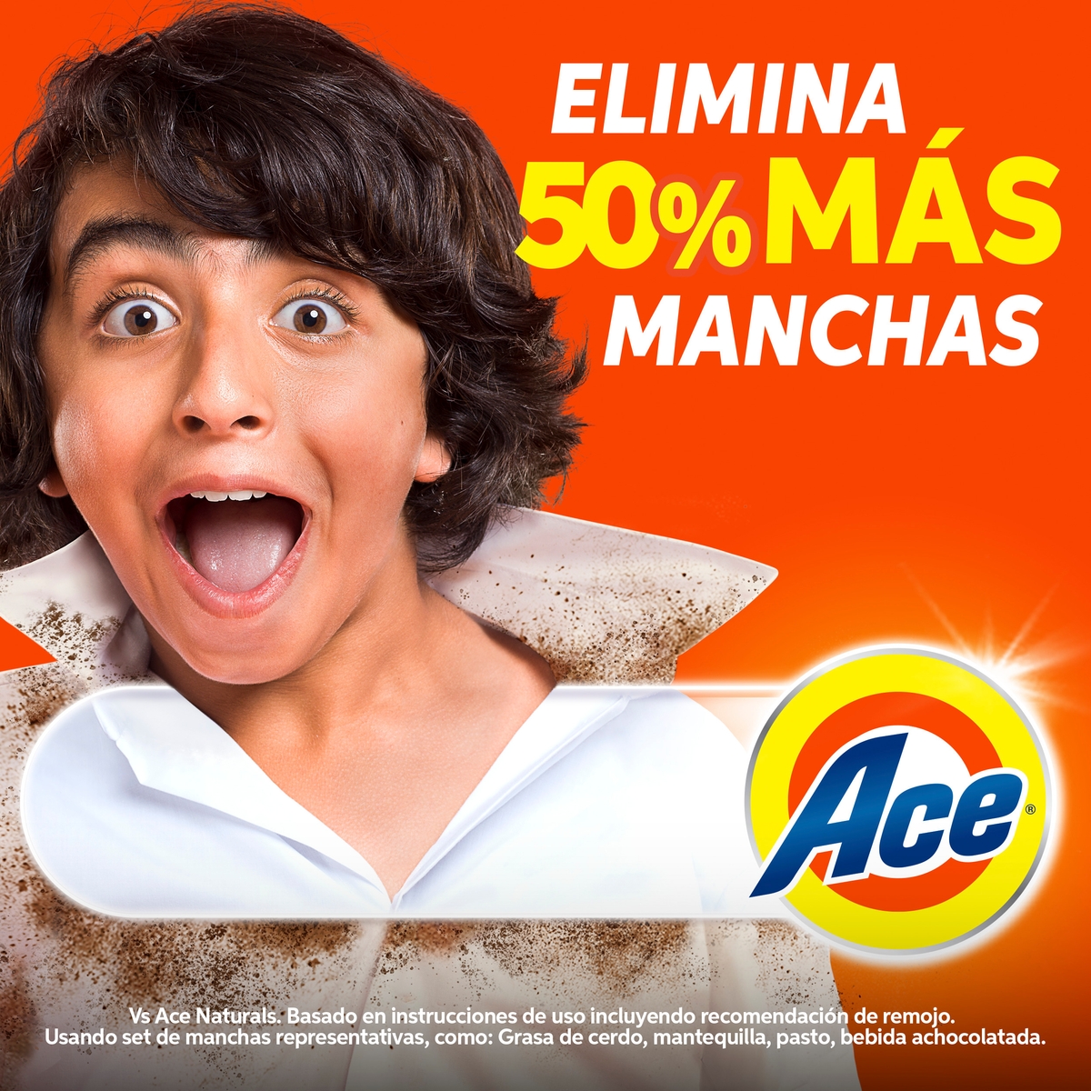 Básicos en Alimentos|Detergente En Polvo Ace Regular 250 GRS